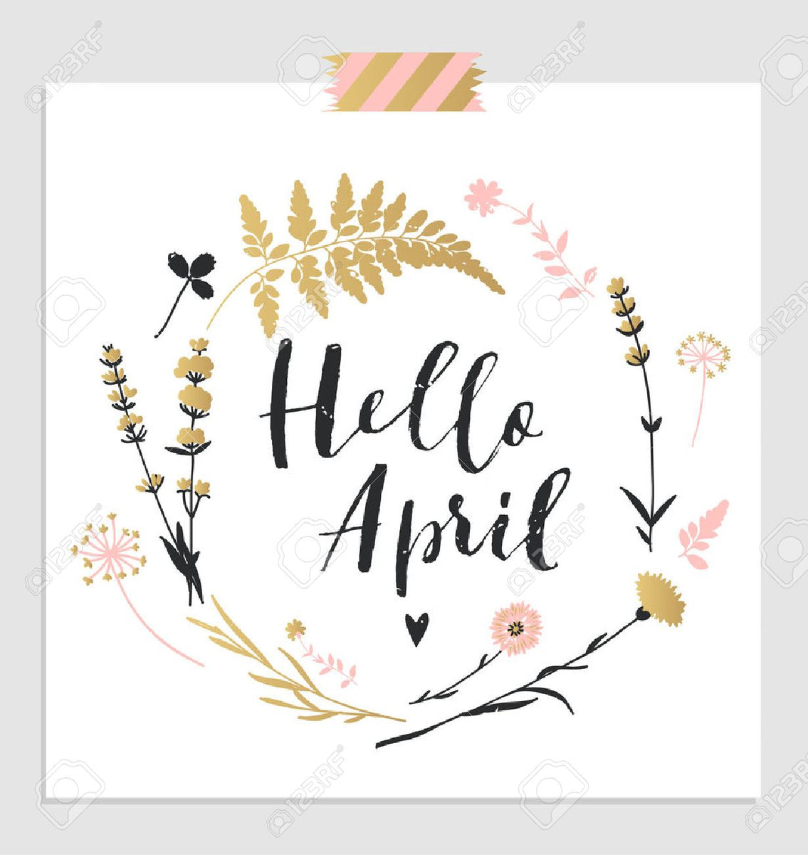 Hello April & Birthday Wishes!!! – A Wee Bit More